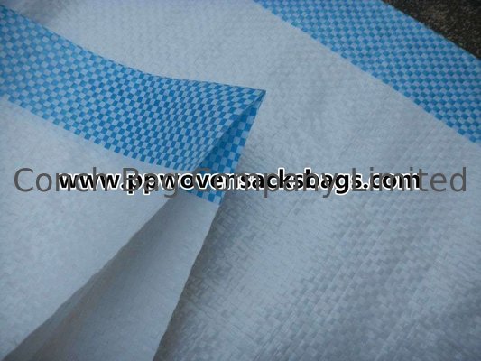 Blue Strip Fertilizer Packing PP Woven Bags