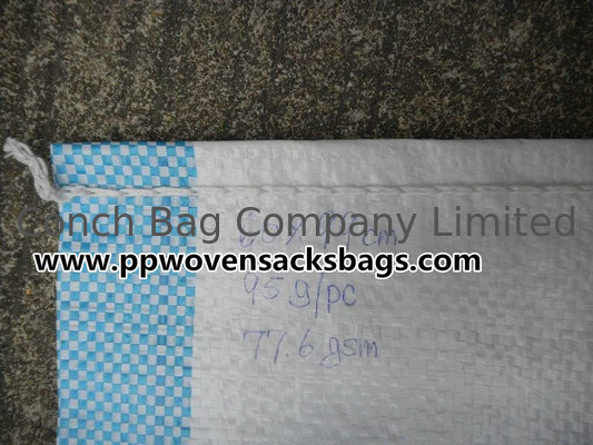 Blue Strip Fertilizer Packing PP Woven Bags