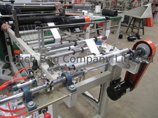 PE PP Carry Bag On Roll Making Machine , Plastic bag sealing machine