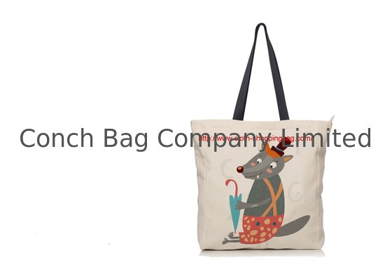 ODM Logo- printed durable lightweight cloth shopping bag for daily shopping