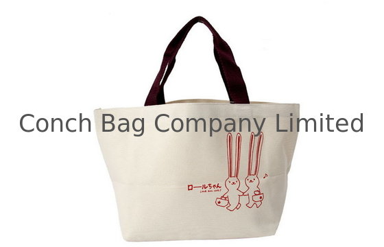 Customized lightweight advertizing Cloth Canvas Shopping Bag for supermarket
