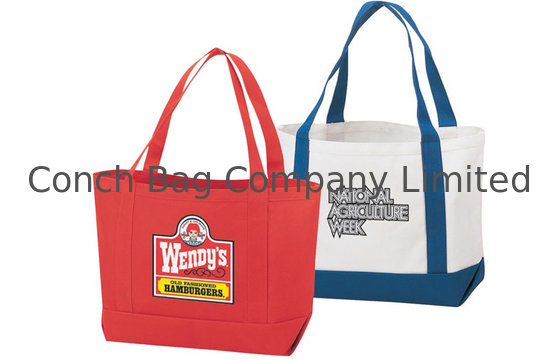Customized monogrammed Printed Ecru Cotton cloth Tote bag For Promotion