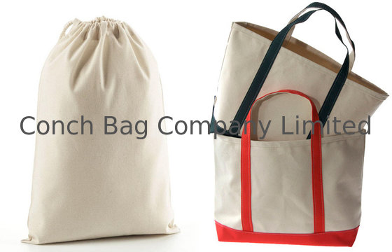 Customized monogrammed Printed Ecru Cotton cloth Tote bag For Promotion