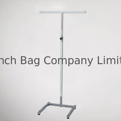 Single Arm Metal Display Stands Rack For Clothing Shop / Supermarket