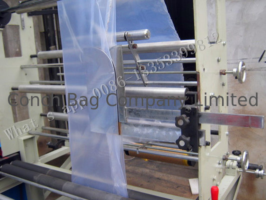 Disposable Soft Loop Handle Plastic Bag Making Machine for HDPE / LDPE