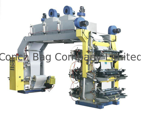 High Speed Flexo Printing machine printing polyethylene plastic