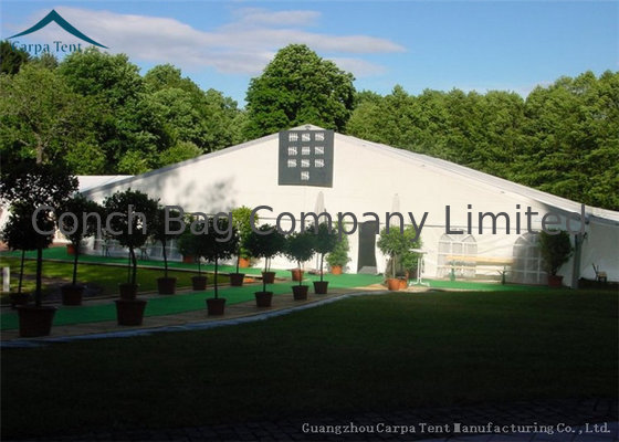 Chic Aluhall Outdoor Party Tents White / Clear PVC Fabric Flame Retardant