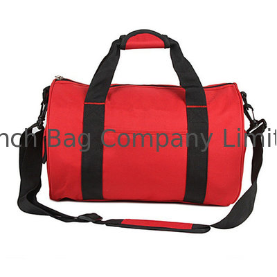 Outdoor Sports Travel Duffel Bags Polyester Luggage in Black , Orange , Red