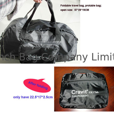 Foldable travel luggage bag, fodlable travel bag, folding handbags