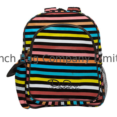 Kids School Backpack with Stripe DOT Printing