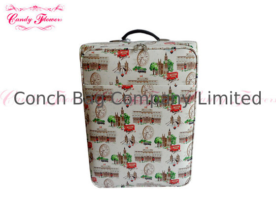 Two Wheel luggage with single arm and 2 unidirectional wheels