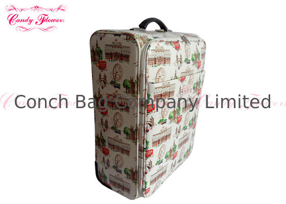 Two Wheel luggage with single arm and 2 unidirectional wheels