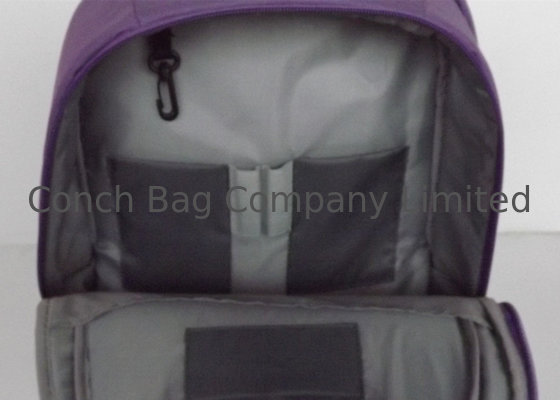 Promotional Purple High School Backpacks Sports Back Pack for Hiking