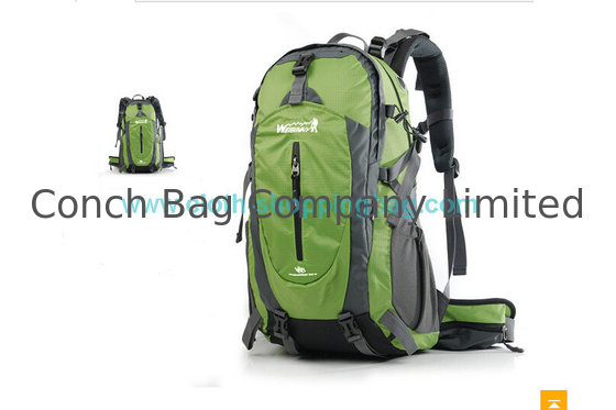 Professional 40L large capacity camping gear backpack for hiking, travelling