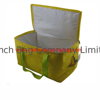 Durable yellow built lunch bag insulated lunch box for commercial promotion