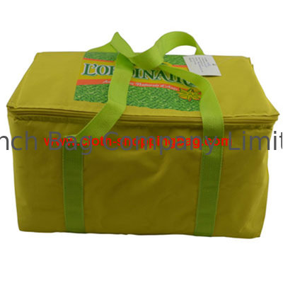 Durable yellow built lunch bag insulated lunch box for commercial promotion