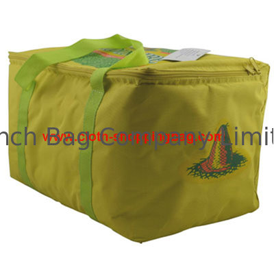 Durable yellow built lunch bag insulated lunch box for commercial promotion