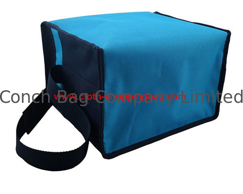 300D customized blue built lunch ice bag for hiking 4200ml