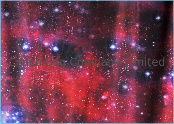 Galaxy Printed Polyester Lycra Spandex Fabric For Leggings / Swimming Suit / Clothing