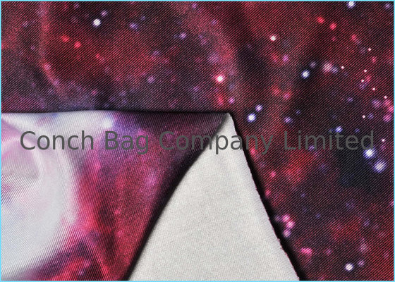 Galaxy Printed Polyester Lycra Spandex Fabric For Leggings / Swimming Suit / Clothing