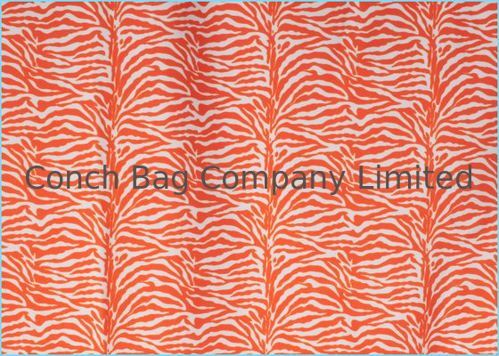 Tiger Stripe Fabric / Matt Nylon Lycra Printed Spandex Fabric For Underwear  1.5m*220gsm
