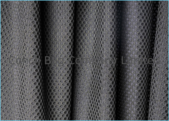 Polyester Spandex Honey Comb Knit Fabric / Stretch Mesh Fabric 1.5m * 170gsm