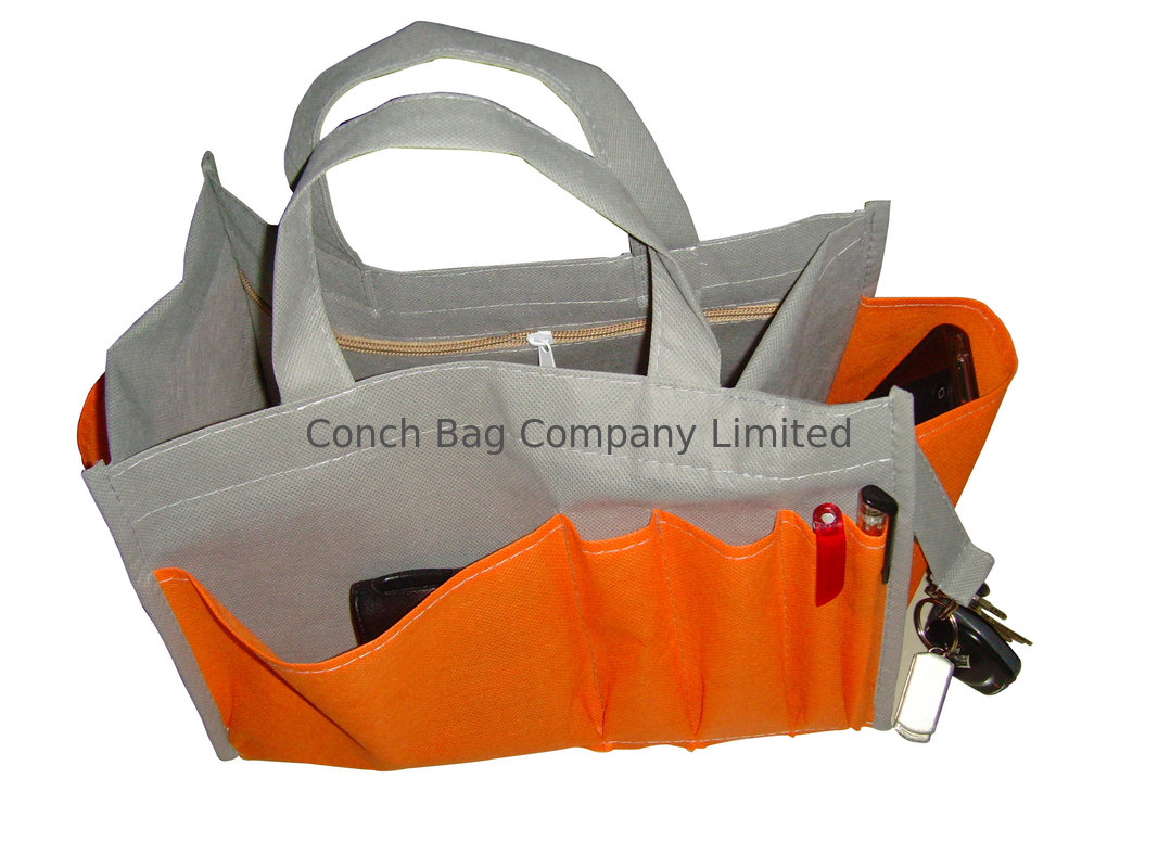 Orange Heat Transfer Non Woven Fabric Bags
