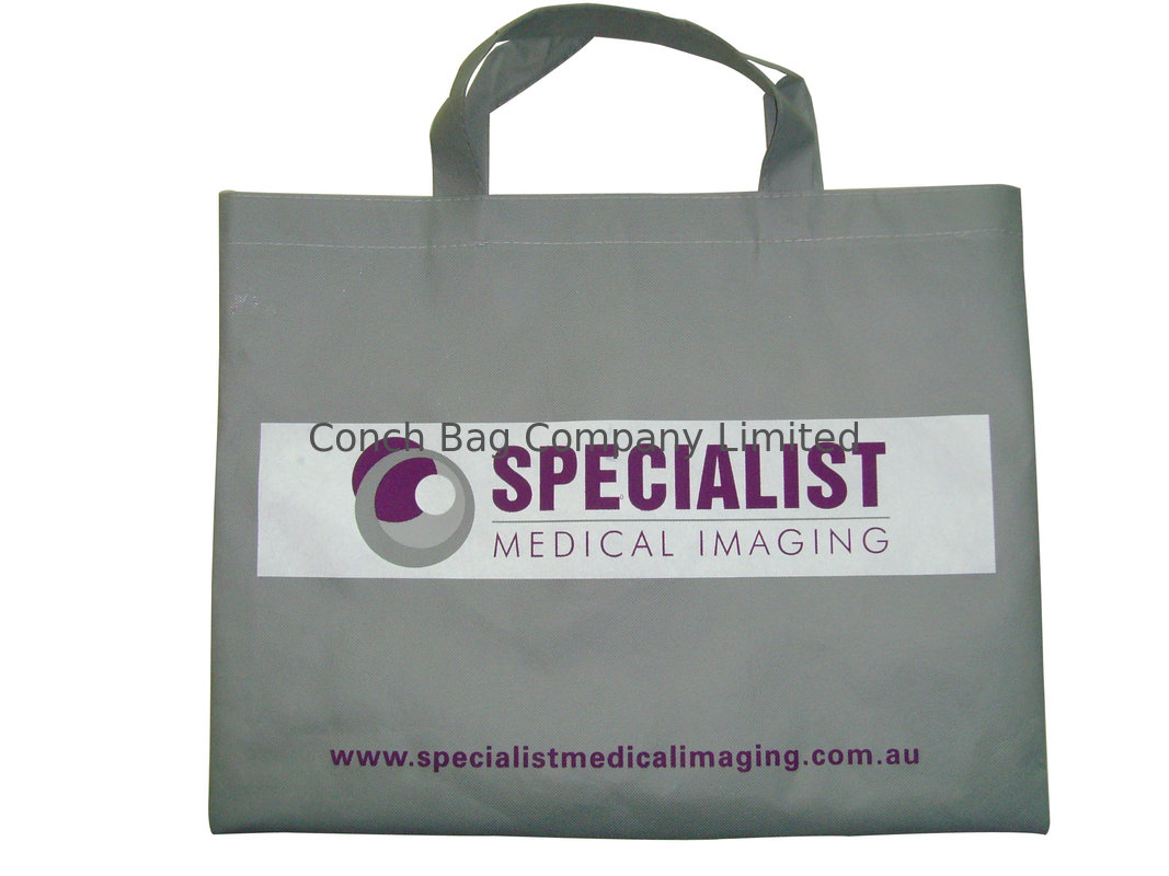 Reusable Tote Non Woven Shopping Bag / Advertisement Non-Woven Bags