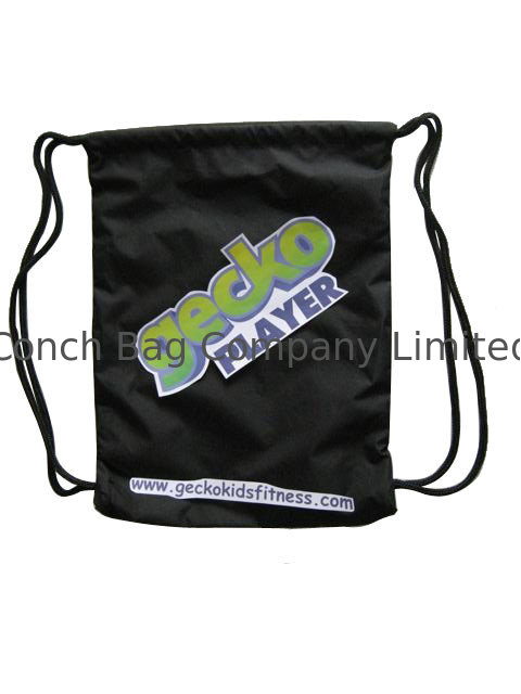 Heat Logo Eco Friendly Non Woven Fabric Bags , Nylon Drawstring Bag