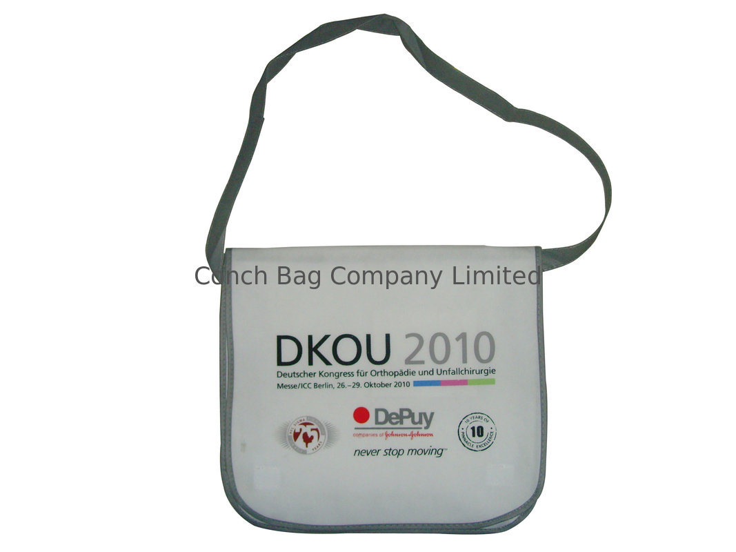 OEM Eco-Friendly Red Non Woven Shoulder Bag for Advertisement