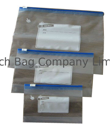Recyclable Polyethylene Bags with Zipper Lock , HDPE Freezing Bags
