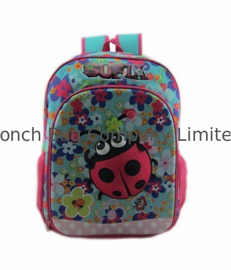 Customized Cartoon Kids School Backpacks with PE Bottom Board