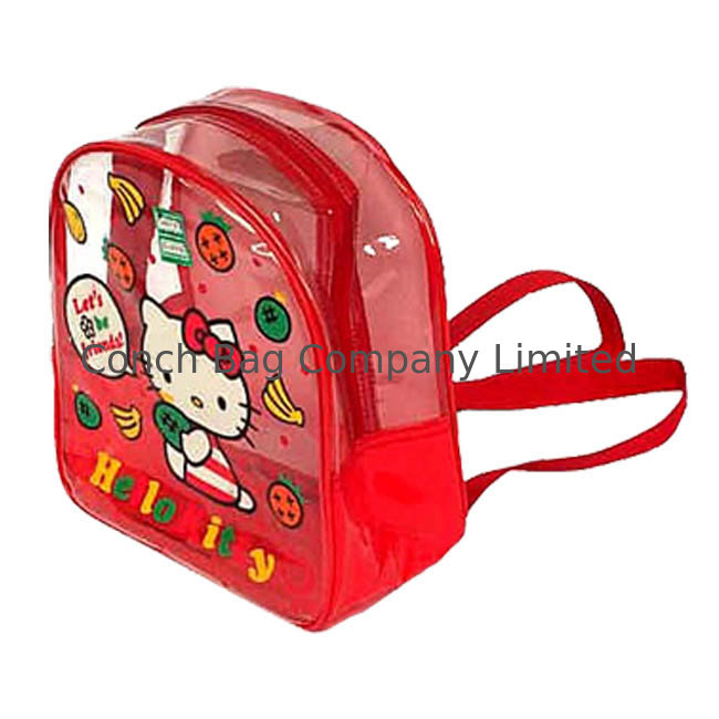 Small Clear PVC Backpack Bag For Girls