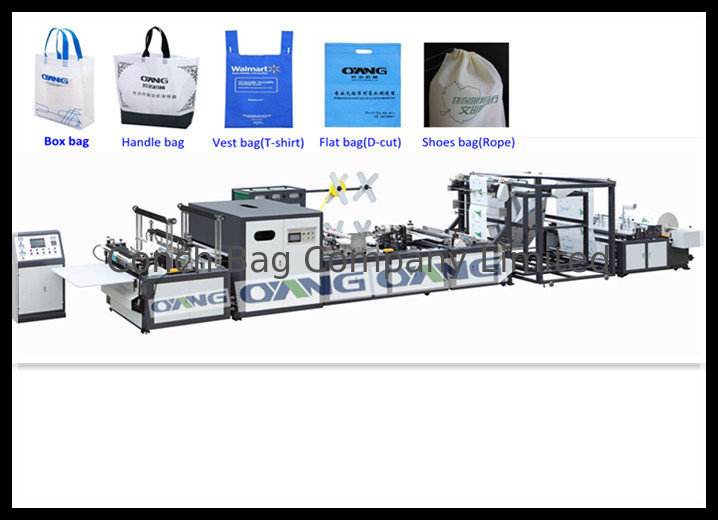 auto eco PP non woven bag making machine , fabric bag machinery