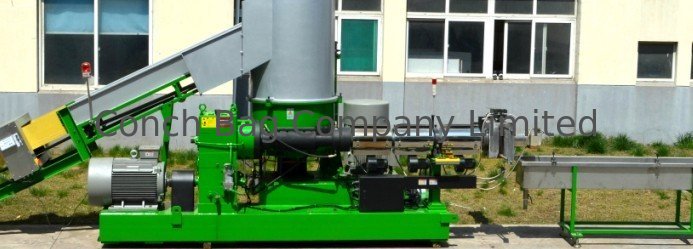 Recycled plastic granules manufacturing machine for pp non woven fabric