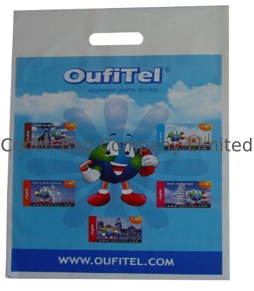 Customized Die Cut Polyethylene Bags , HDPE Food Packaging Bag