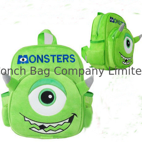 Monsters University Mike Kids School Backpacks Personalized , Green