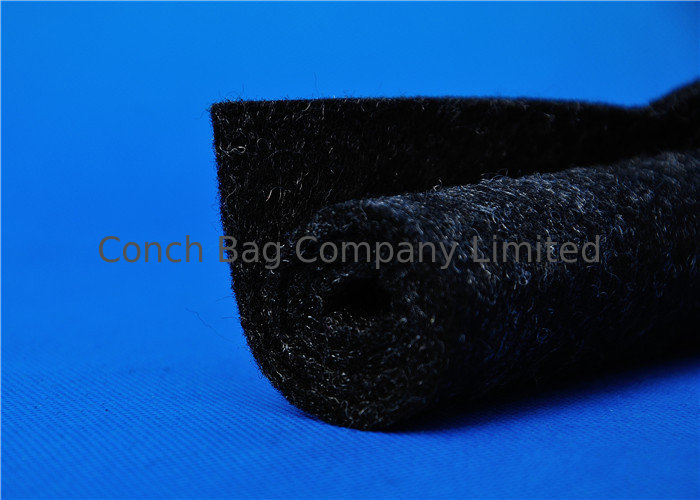 Black Anti Static 3mm Non Woven Needle Punch Felt Thcik Felt Fabric