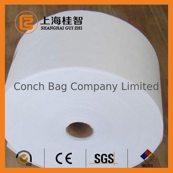 60GSM White 100% Bamboo Spunbond Non Woven Fabric Good Water Penentration