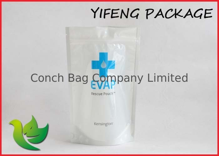 Bottom Gusset Stand Up Bag Zip Top Medical Health Food Packaging