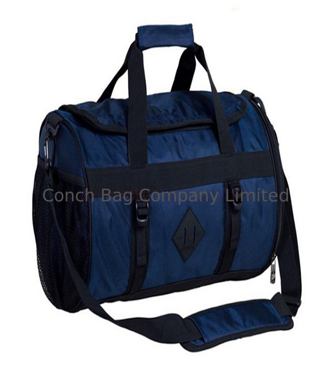 Eco - friendly reusable nylon shoulder bag with long adjustable strap