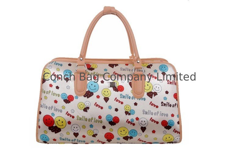 Durable Oxford fabric Cloth Travel bags with Logo / flower printing