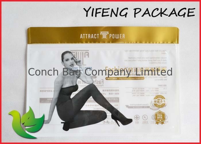 Custom Printing Heavy Duty Zip Lock Bags / Gusseted Poly Bags