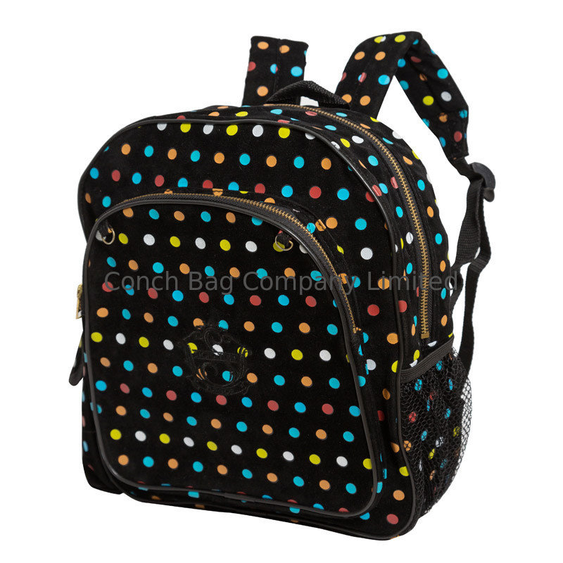 Kids School Backpack with Stripe DOT Printing