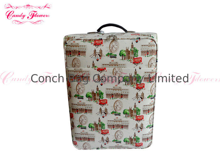 Two Wheel luggage with single arm and 2 unidirectional wheels
