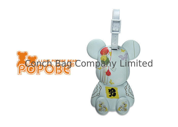 OEM Fashion POPOBE Bear Wedding Gift Luggage Tags for Honeymoon Travel