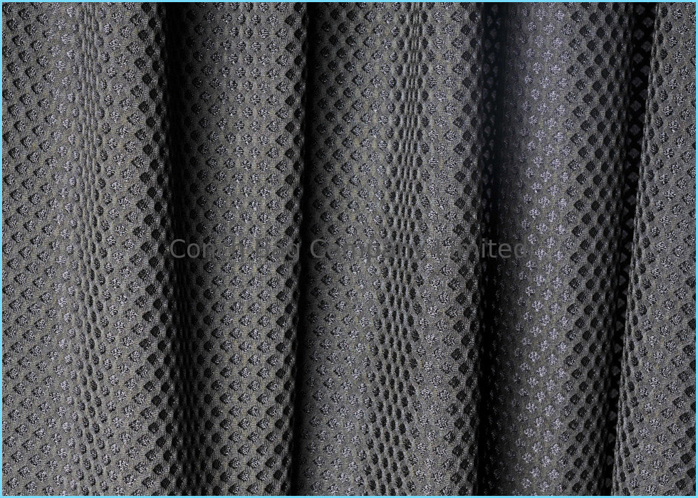 Polyester Spandex Honey Comb Knit Fabric / Stretch Mesh Fabric 1.5m * 170gsm