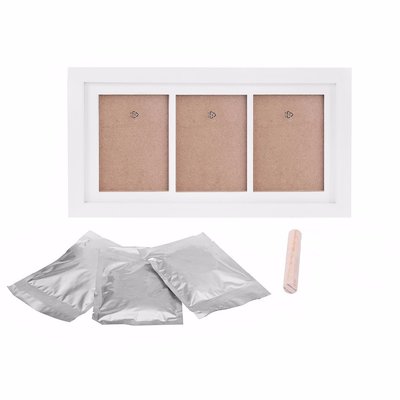 Baby first 12 months picture frame for DIY handprint and footprint first 12 months photo frame