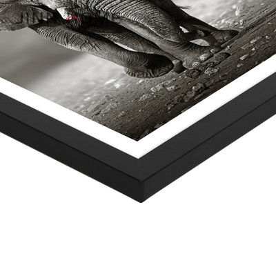 Wooden Photo Frames,European style elephant MDF photo picture frames A4 picture photo frame