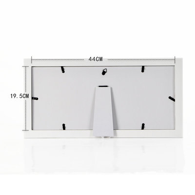 High quality PS shadow box 3d handprint baby hospital bracelet frame